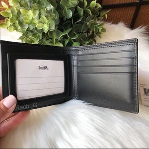 Coach | Bags | Coach Compact Id Signature Wallet | Poshmark